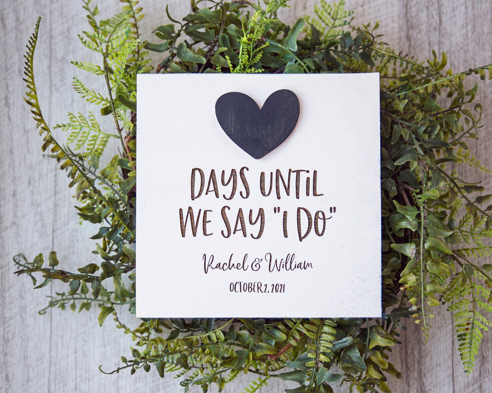 ENGAGEMENT GIFT for Bride Groom / Days Until We Say I Do - Etsy