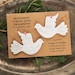 Turtle Dove Christmas Ornaments: Hand-painted Wooden Friendship Gift ...