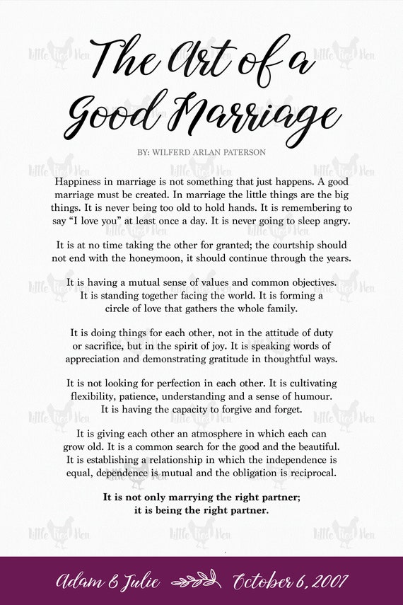 Beautiful Marriage Poems
