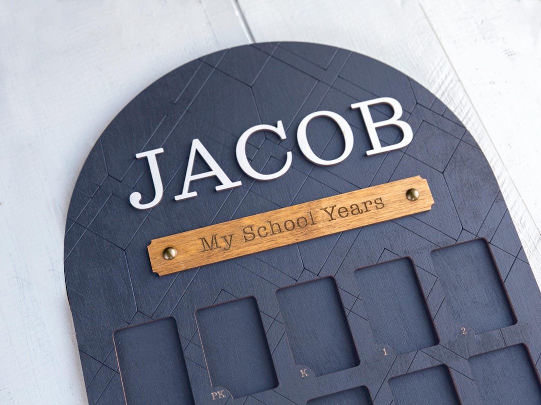 School Years Photo Frame for Student Pictures Preschool to Graduation ...