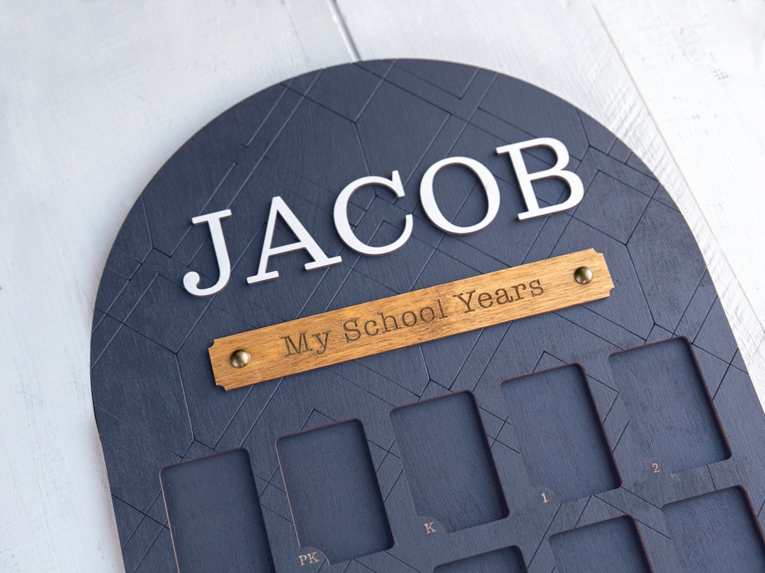 School Years Photo Frame for Student Pictures Preschool to Graduation ...