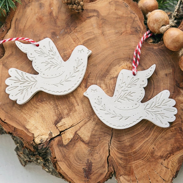 Turtle Dove Ornament - Etsy