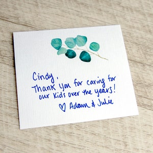 Handwritten Note Card - Etsy