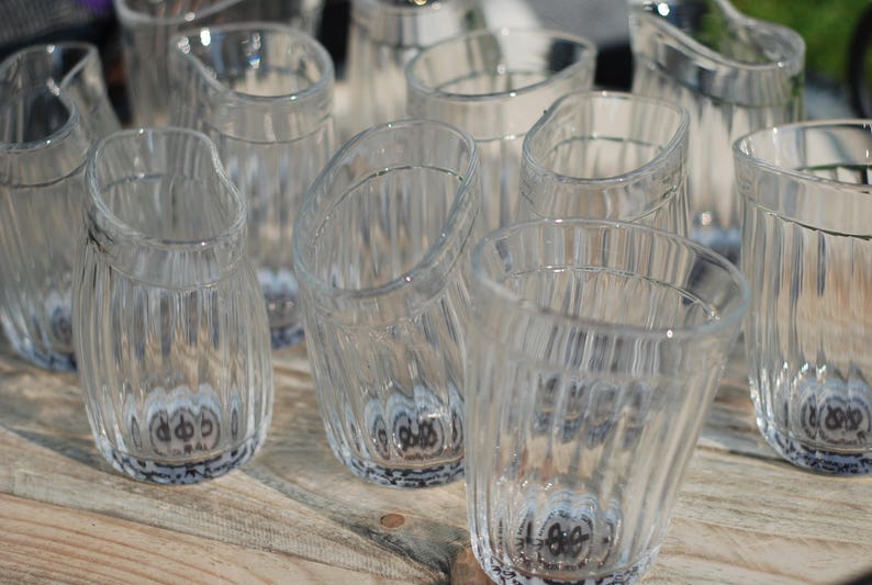 Wine or Whiskey Tipsy Glasses Set of 6 Drinking Glasses - Etsy