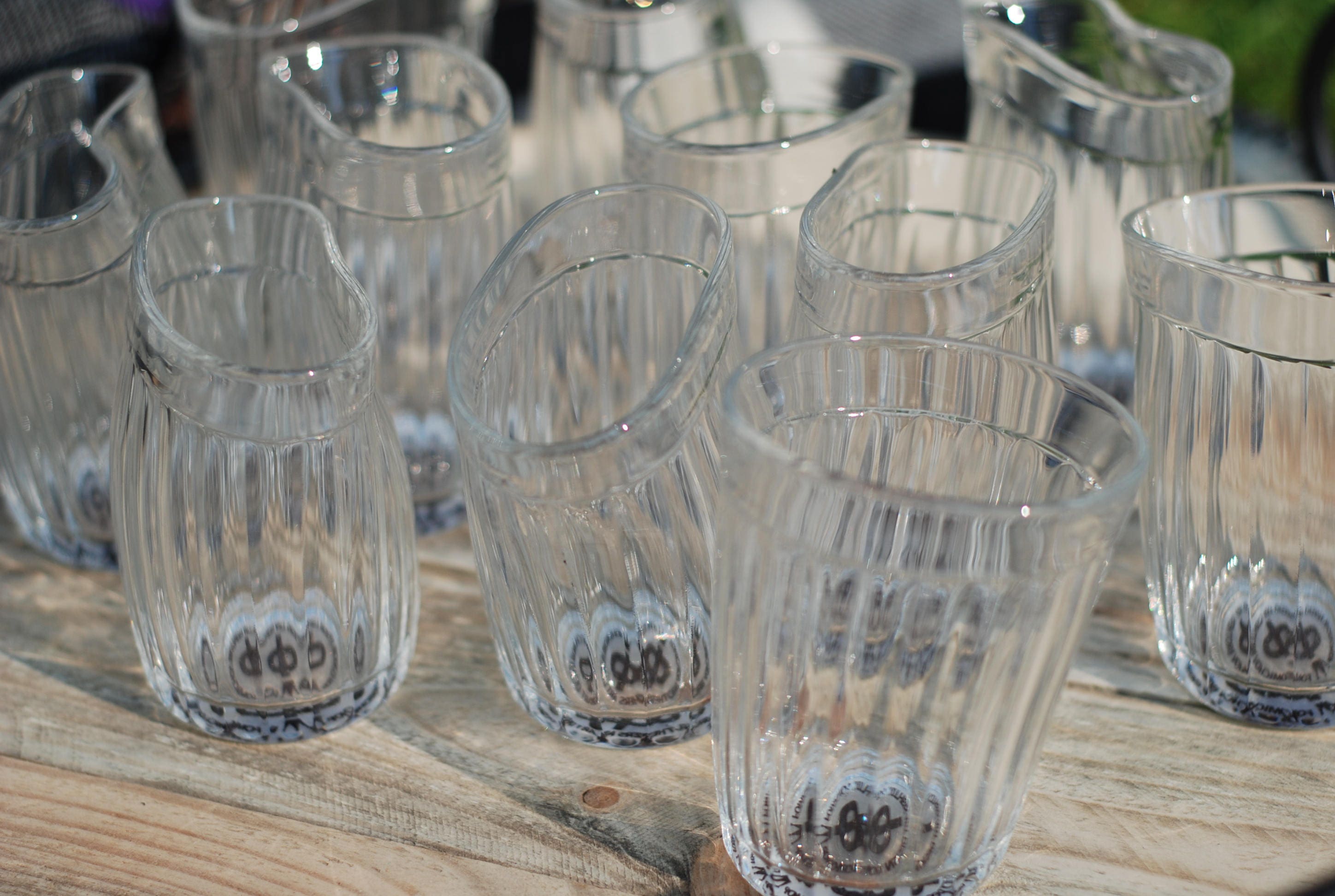 Wine or Whiskey Tipsy Glasses Set of 6 Drinking Glasses - Etsy