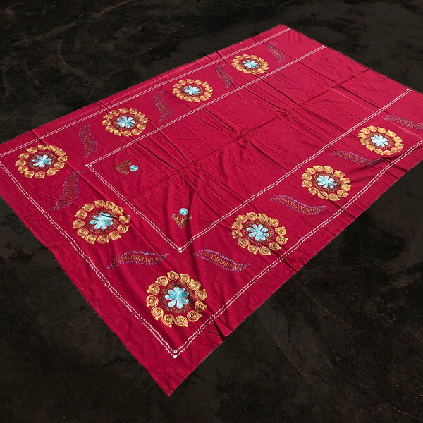 Red Suzani - Etsy