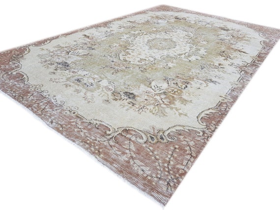 5x8 Rug Boho Pastel Rug Vintage Turkish Rug Aztec Rug - Etsy