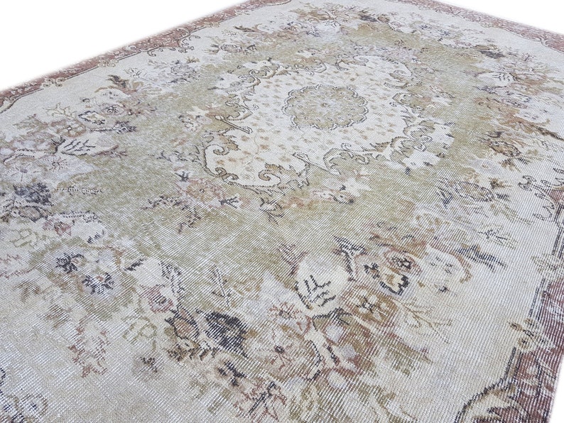 5x8 Rug, Boho Pastel Rug, Vintage Turkish Rug, Aztec Rug, Trend Rug ...