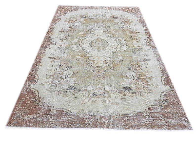 5x8 Rug, Boho Pastel Rug, Vintage Turkish Rug, Aztec Rug, Trend Rug ...