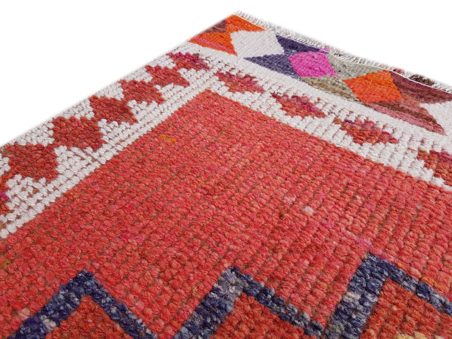 Red Moroccan Rug Runner, Vintage Entryway Decor, Tribal Design 3x11 ...