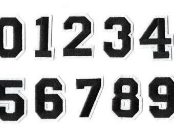 Sew on Numbers - Etsy