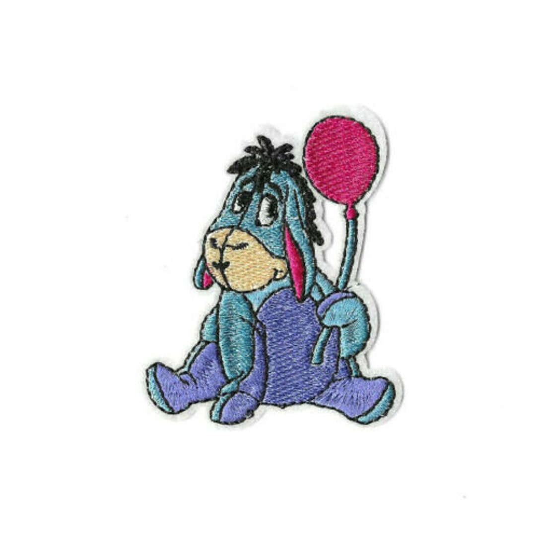 EEYORE Iron on / Sew on Patch Embroidered Badge Cartoon TV PT498 - Etsy