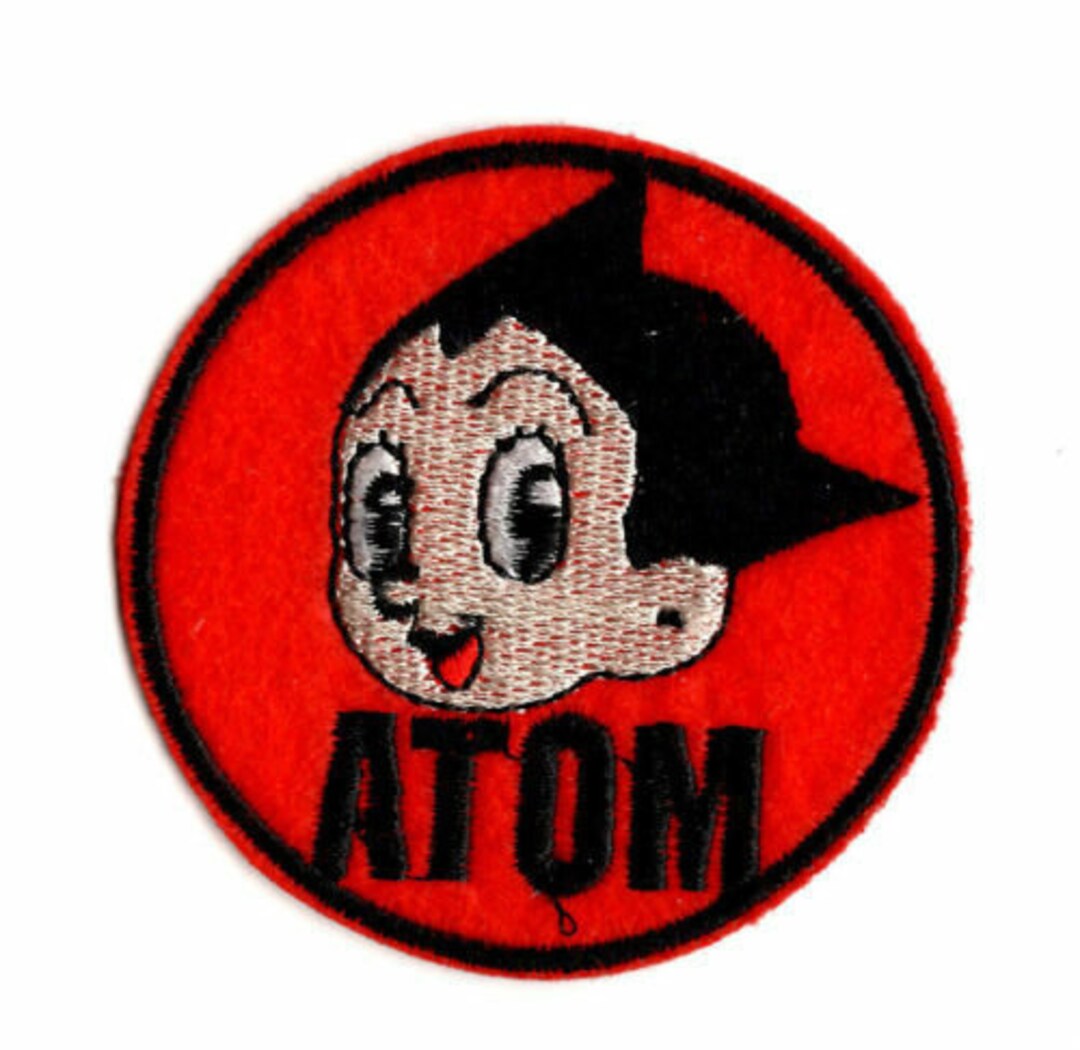 Astro Boy Red Iron on / Sew on Patch Embroidered Badge Cartoon - Etsy