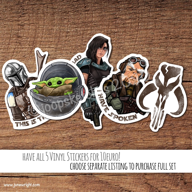 This is the Way Sticker Mando Vinyl Sticker Car Decal | Etsy