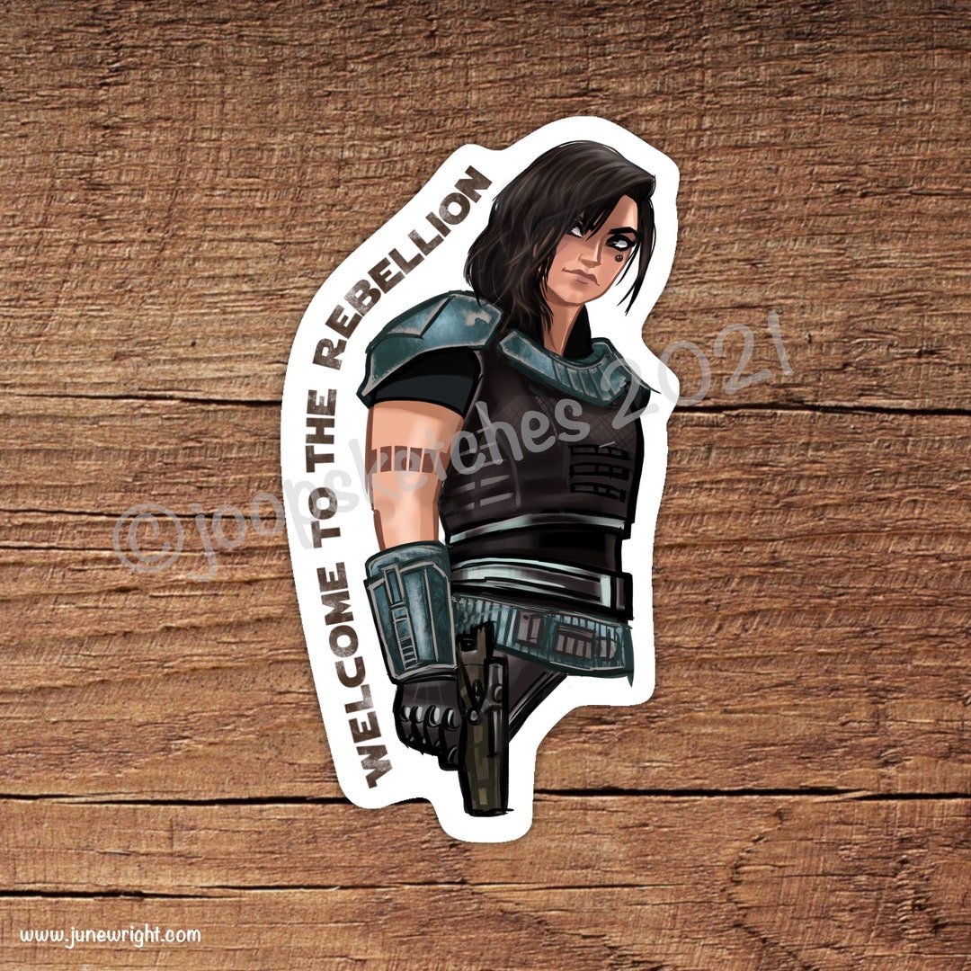 Cara Dune - Vinyl Car Decal, Laptop, Phone, Waterbottle Sticker, Window ...