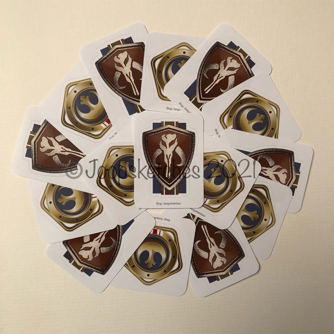 Mini Sticker Add-ons, Mythosaur Skull, New Republic Marshall Badge ...