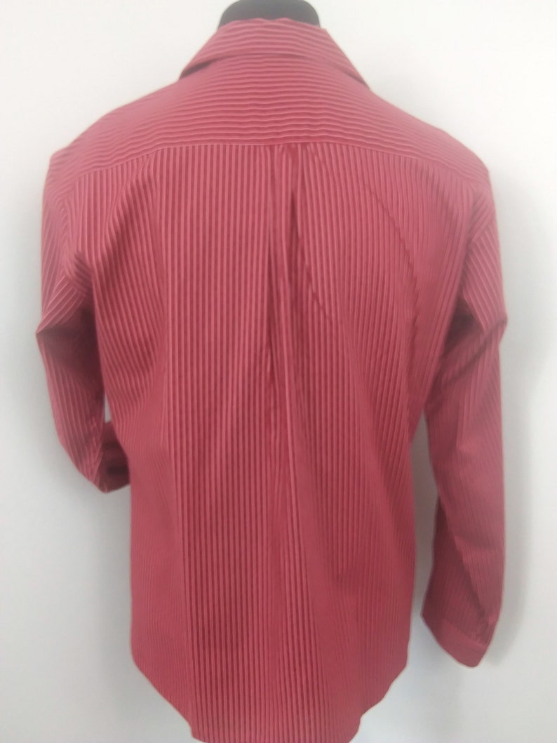 1940s /50s Style Red Stripe Shirt - Etsy