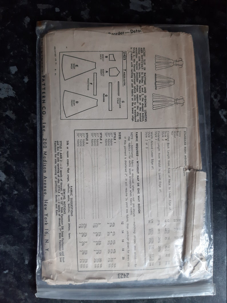 1940s Paper Patterns. - Etsy