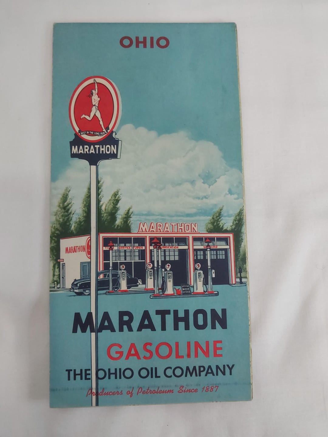 1950s Ohio USA Road Map - Etsy