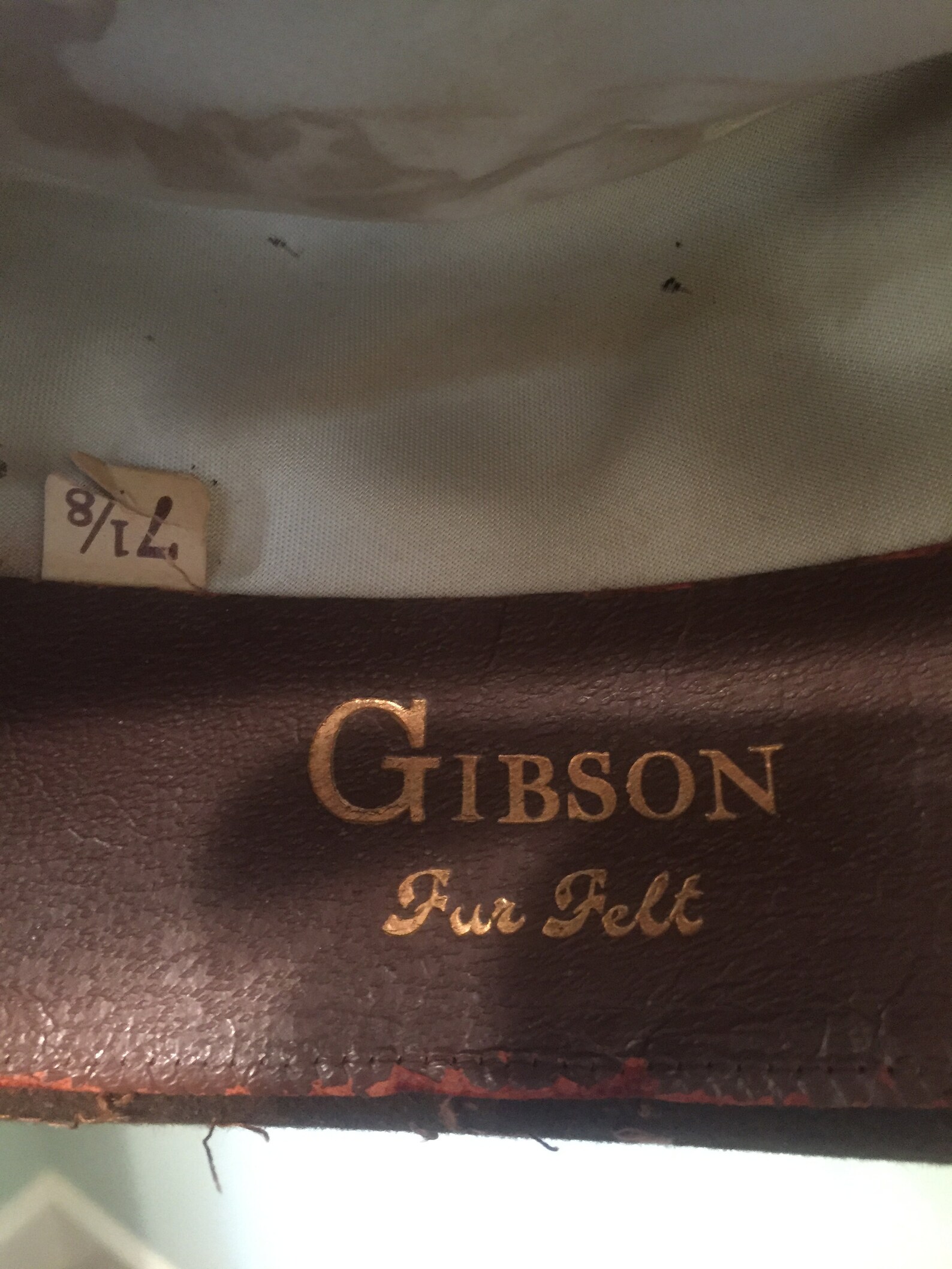 Vintage Gibson Fur Felt Hat - Etsy