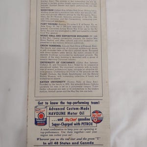 1950s Cincinnati USA Road Map - Etsy