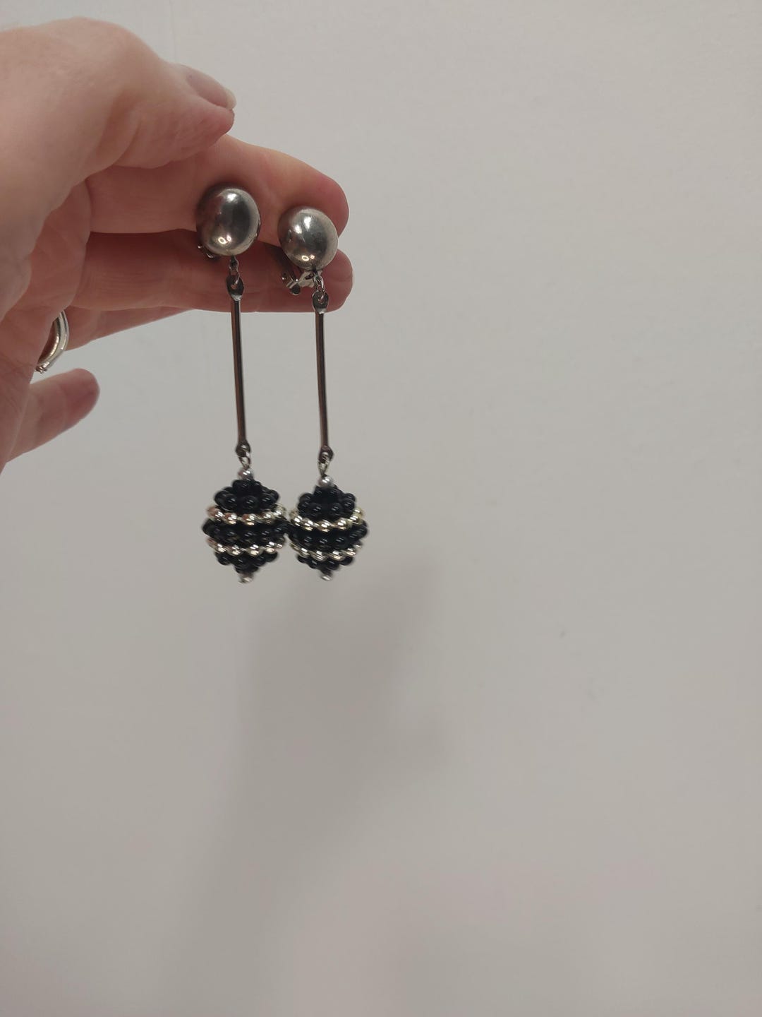 1950s Bauble Glamour Drop Earrings - Etsy