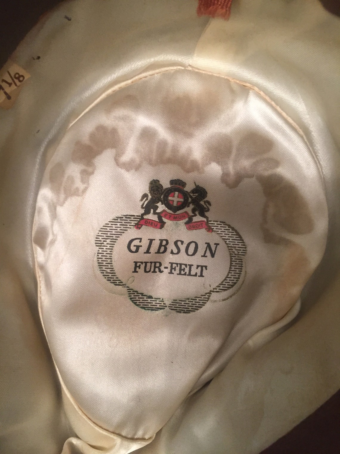 Vintage Gibson Fur Felt Hat - Etsy