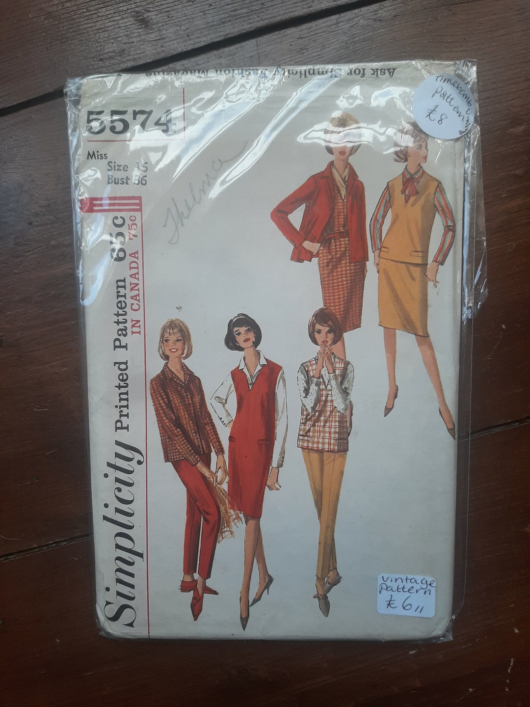1960s Vintage Patterns - Etsy