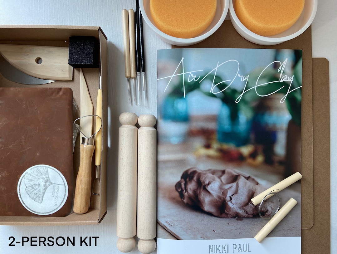 Date Night Pottery Kit for Couples | Air Dry Clay Gift Set - Etsy