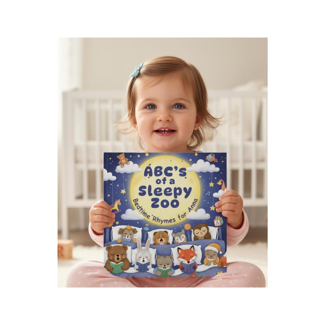 Personalized Animal Alphabet Bedtime Storybook: Custom Nursery Rhymes ...