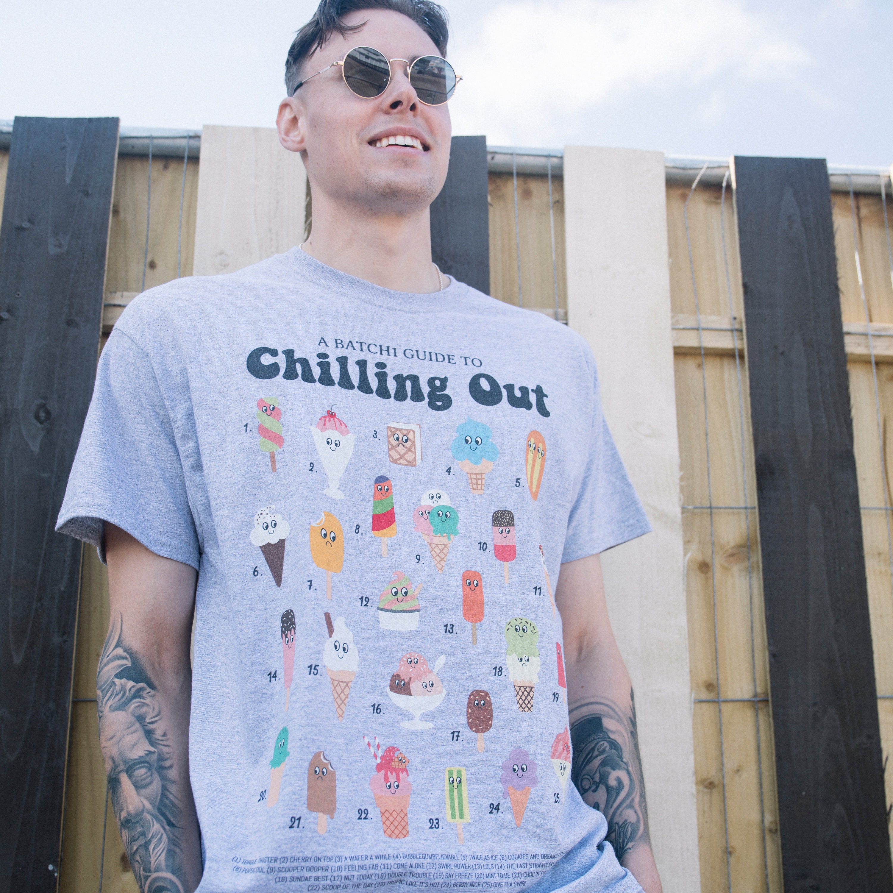 Chilling Out Men's Ice Cream Guide T-shirt - Etsy UK