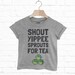 Shout Yippee Sprouts for Tea Kids Christmas T Shirt - Etsy