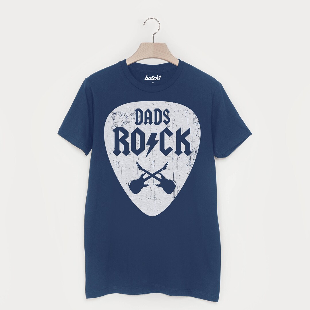 Dads Rock Men's Music Slogan T Shirt - Etsy