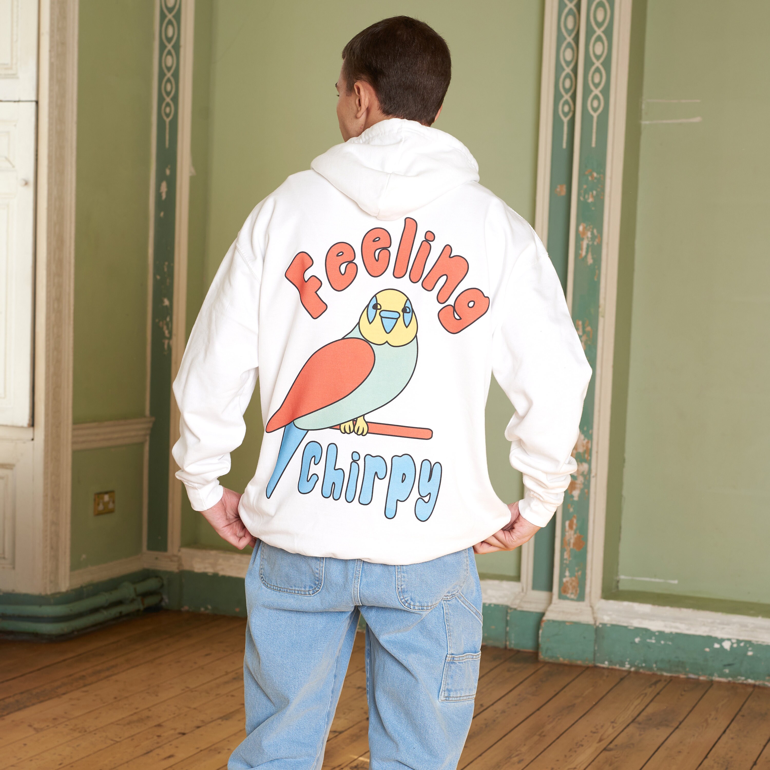 Feeling Chirpy Men's Slogan Hoodie - Etsy UK