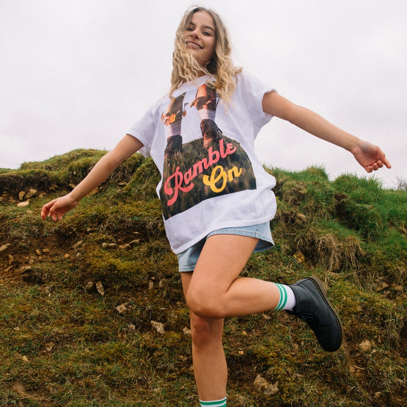 Ramble on Women's Slogan T-shirt - Etsy