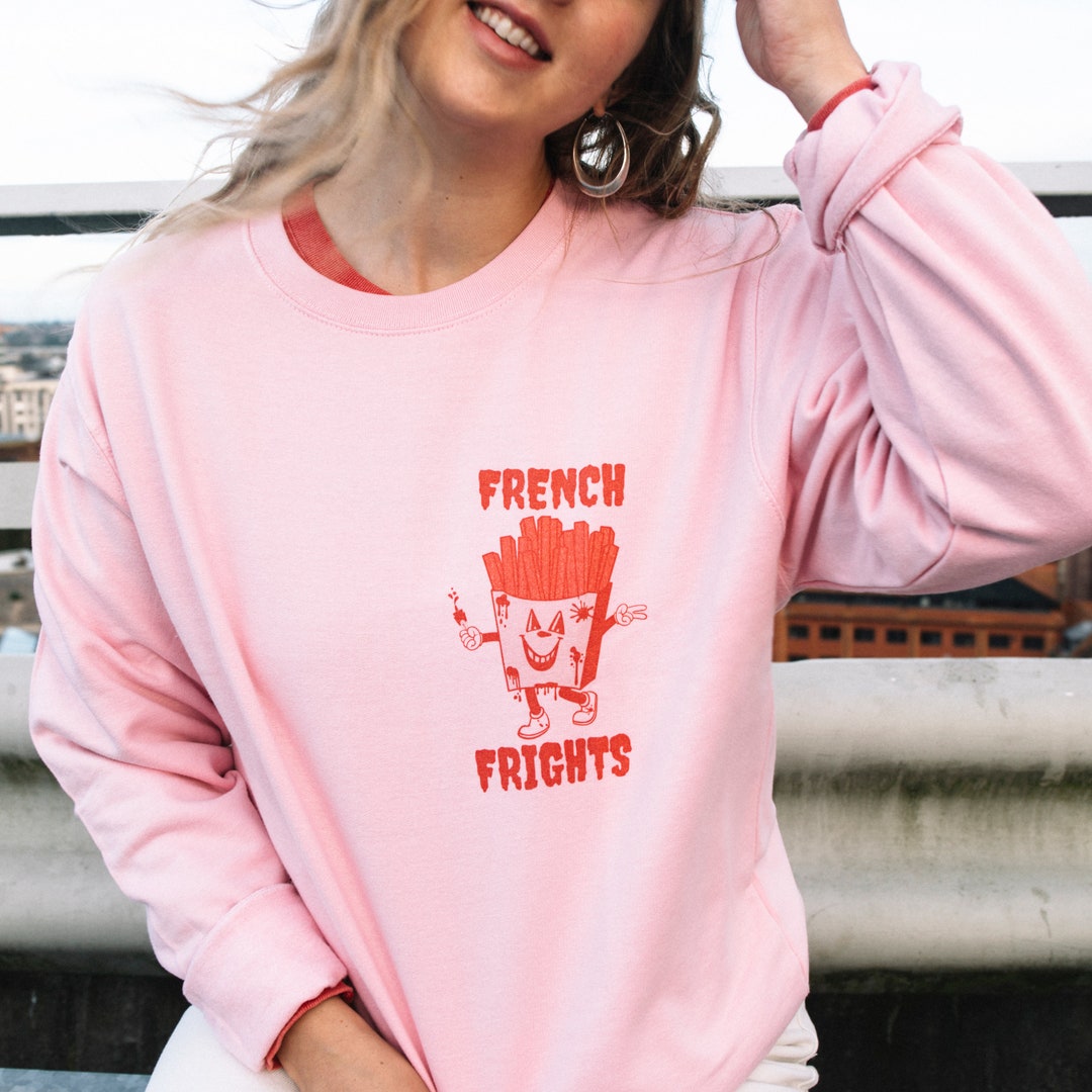 French Frights Women's Back Print Sweatshirt - Etsy