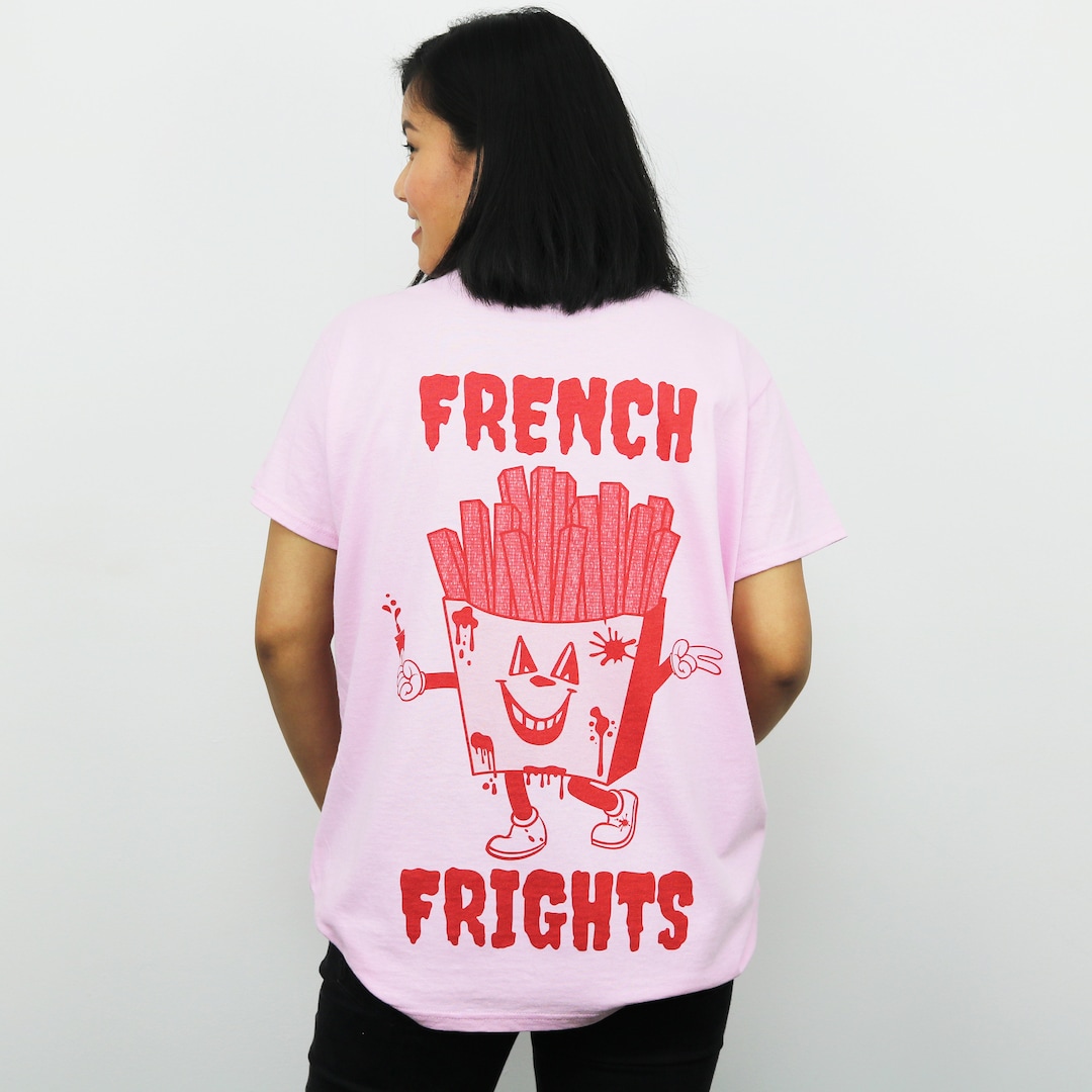 French Frights Women's Back Print T Shirt - Etsy