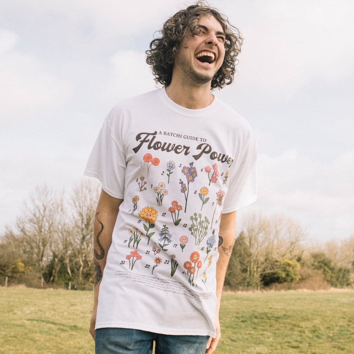 Flower Power Men's Flower Guide T-shirt - Etsy