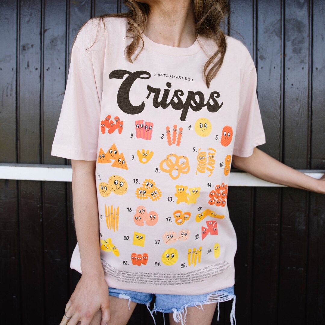 A Guide to Crisps Graphic T-shirt - Etsy