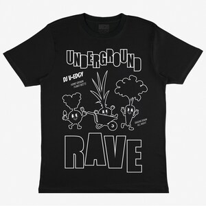 Underground Rave Unisex Graphic Festival T-shirt - Etsy