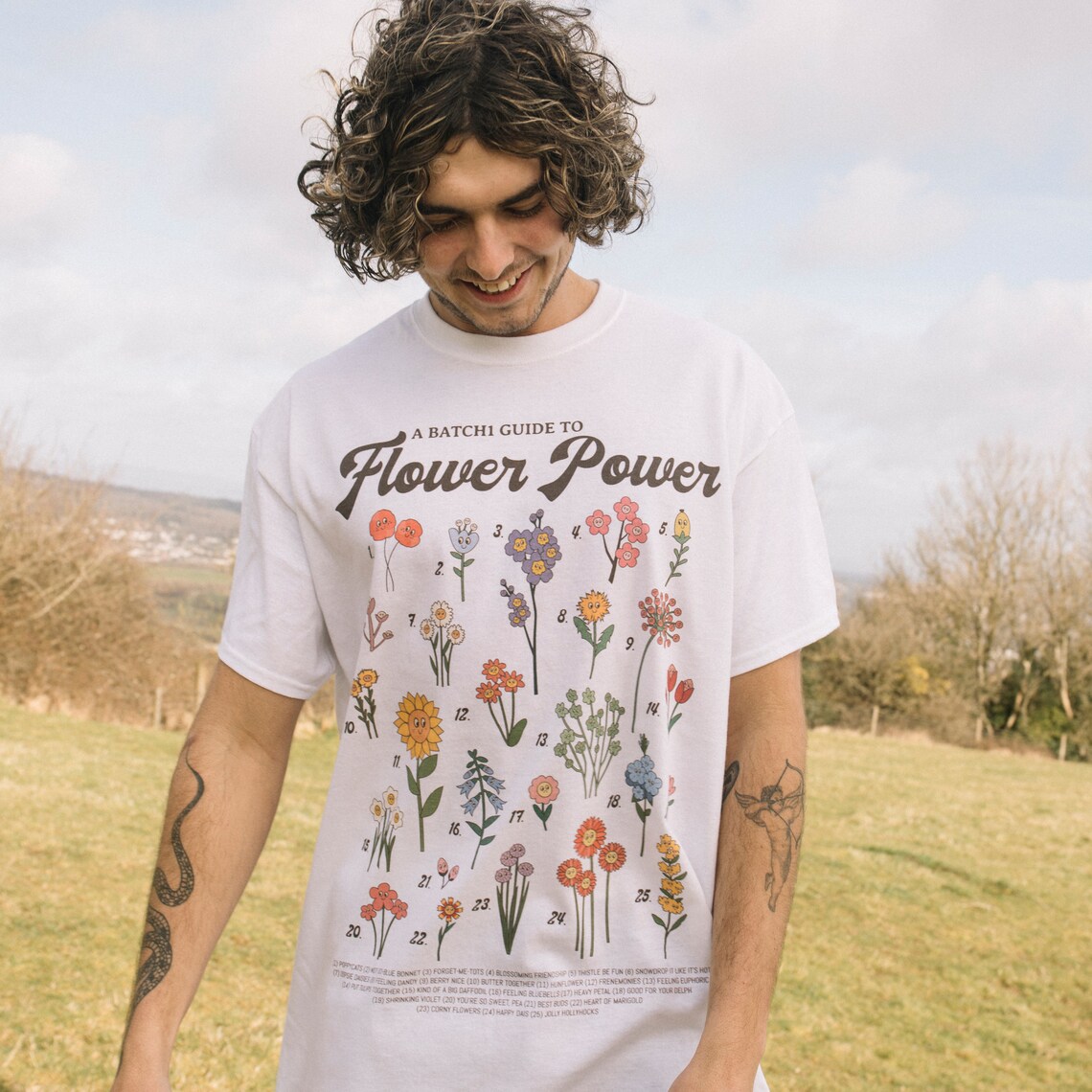 Flower Power Men's Flower Guide T-shirt - Etsy