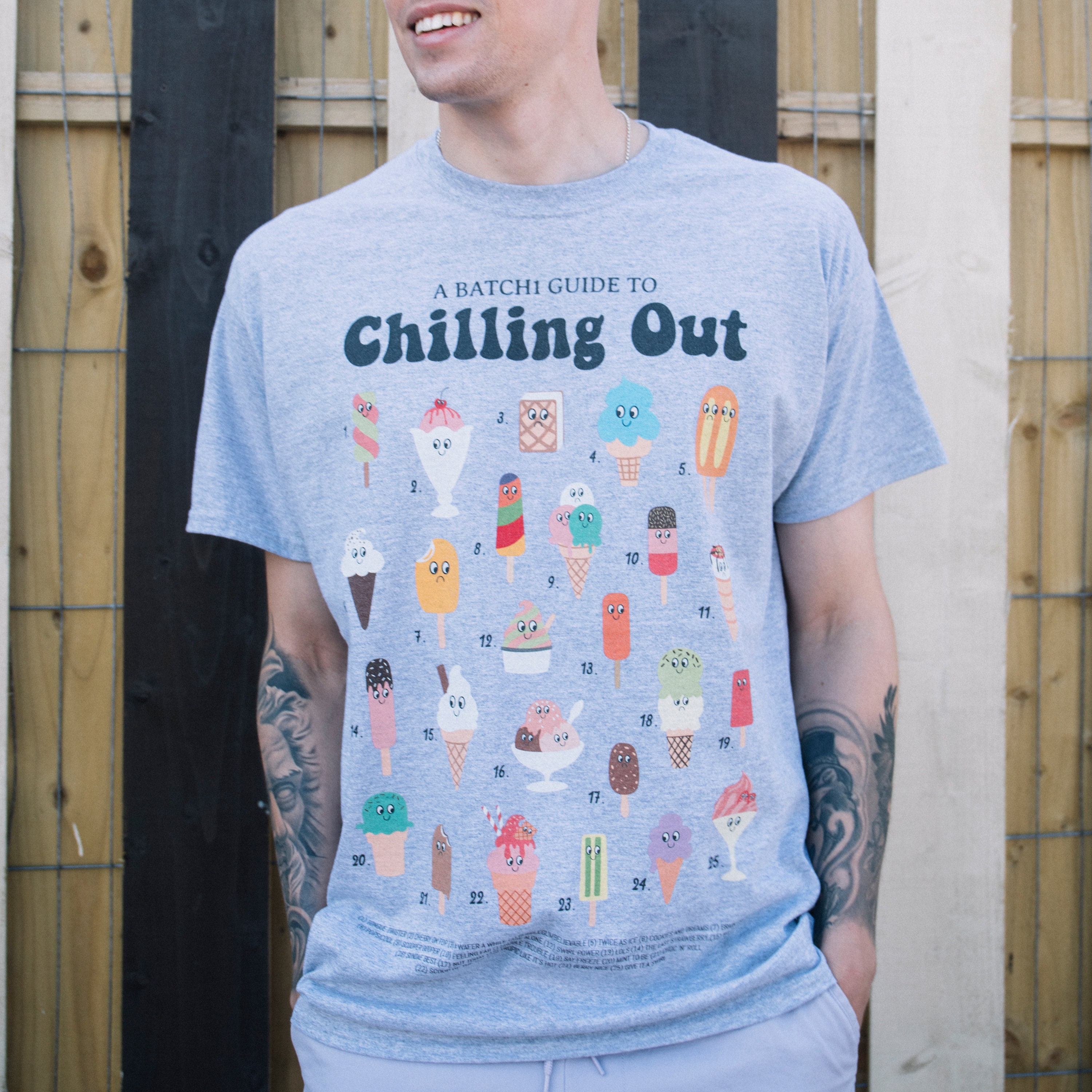 Chilling Out Men's Ice Cream Guide T-shirt - Etsy UK