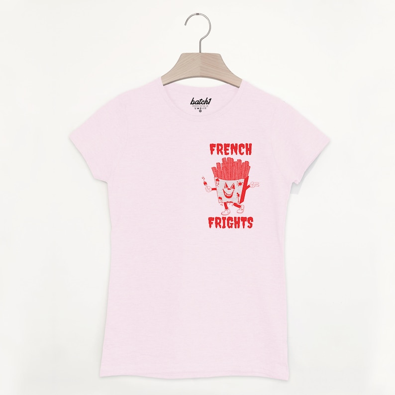 French Frights Women's Back Print T Shirt - Etsy