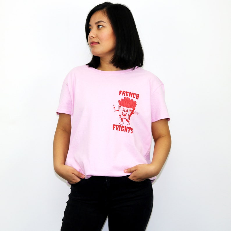 French Frights Women's Back Print T Shirt - Etsy
