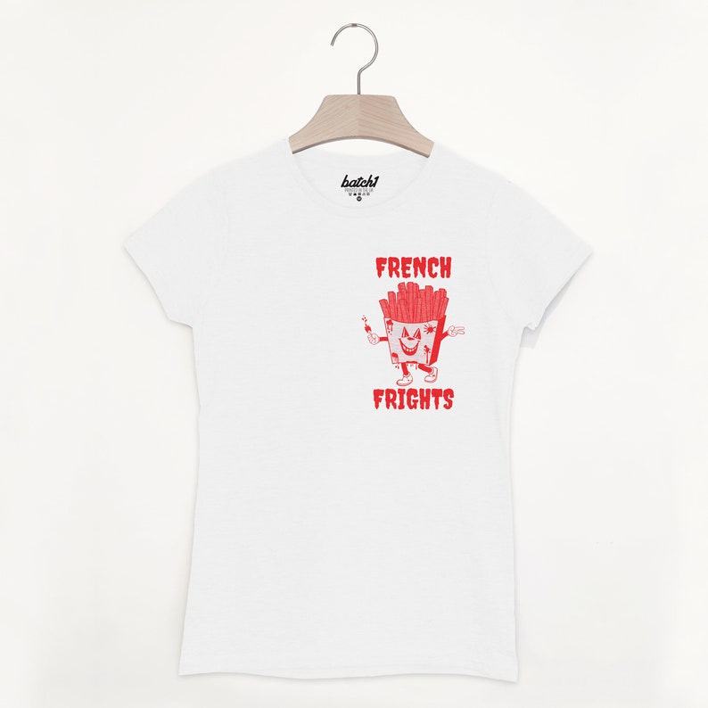 French Frights Women's Back Print T Shirt - Etsy