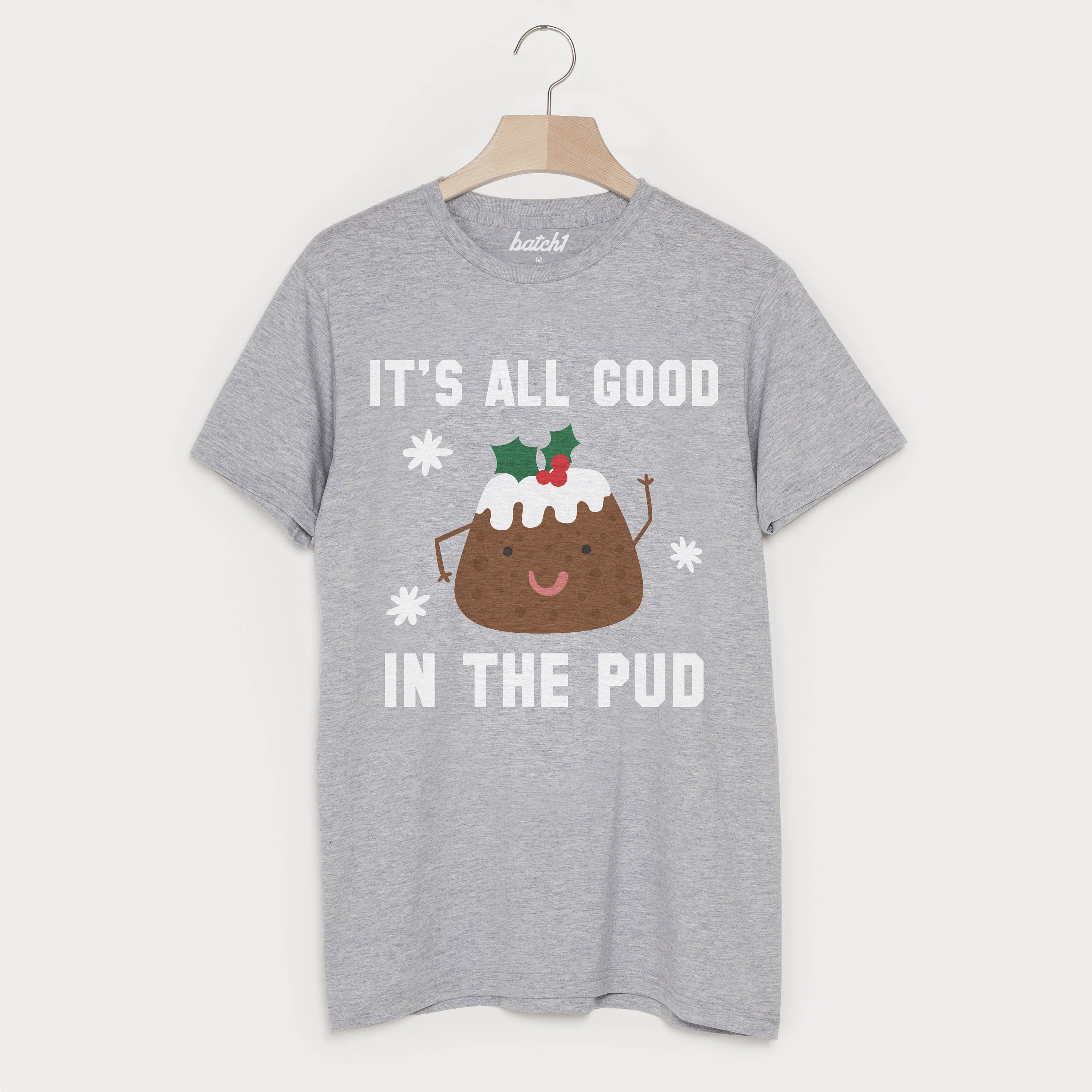 It's All Good in the Pud Men's Christmas Slogan | Etsy
