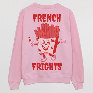 French Frights Men's Back Print Sweatshirt - Etsy