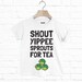 Shout Yippee Sprouts for Tea Kids Christmas T Shirt - Etsy
