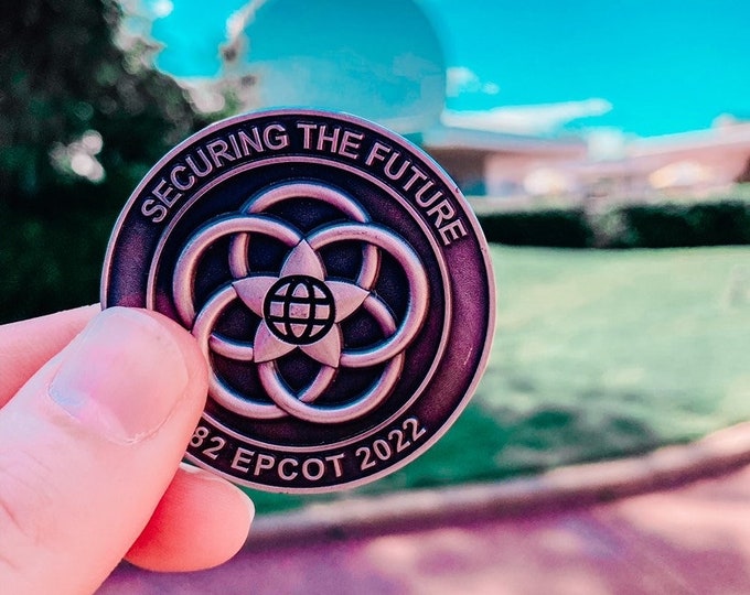 40th Anniversary Epcot Spaceship Earth Security Challenge Coin Limited ...
