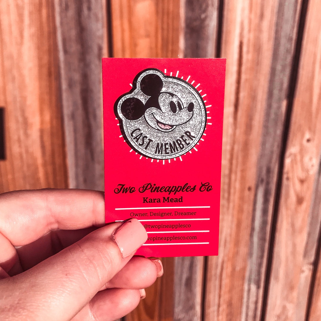 Cast Member Inspired Disney Passholder Enamel Pin - Etsy